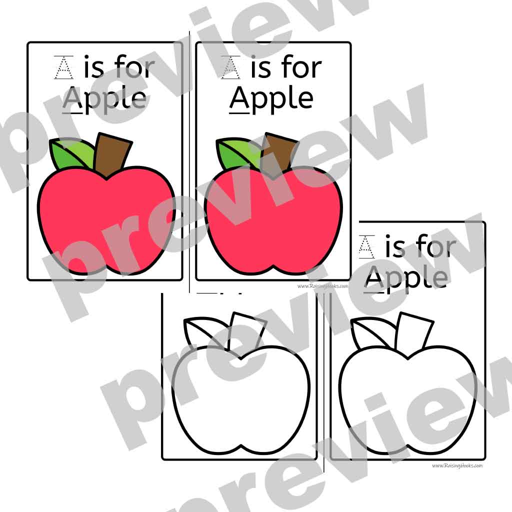 Let’s Build An Apple – A is for Apple - Raising Hooks