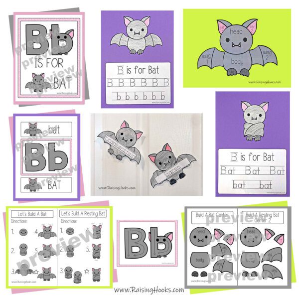 Let’s Build A Bat – B is for Bat - Raising Hooks