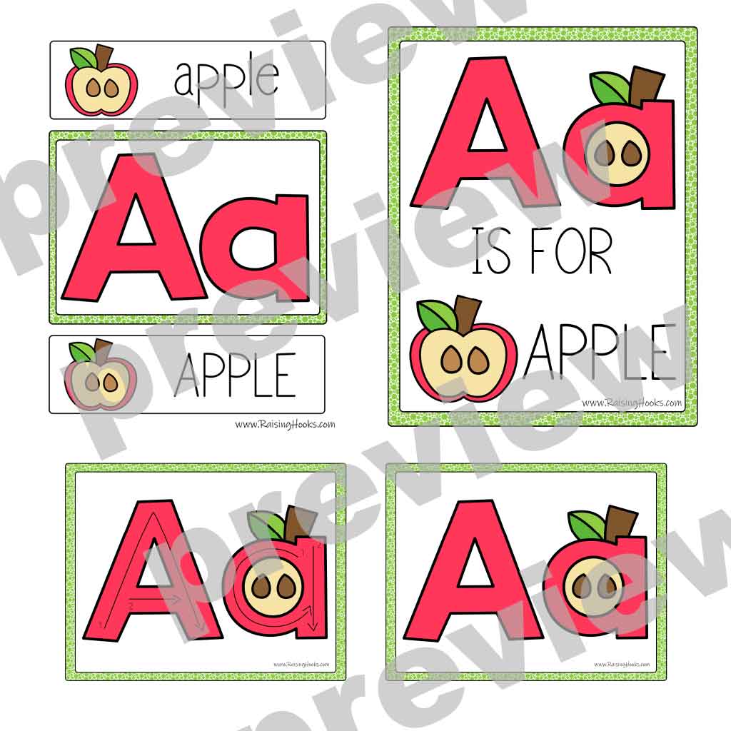 Let’s Build An Apple – A is for Apple - Raising Hooks