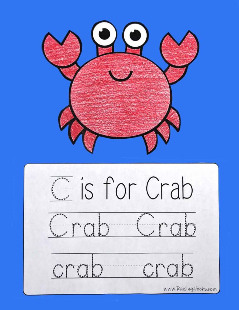 Let’s Build A Crab – C is for Crab - Raising Hooks