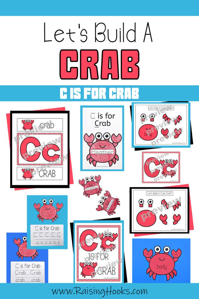 Let’s Build A Crab – C is for Crab - Raising Hooks
