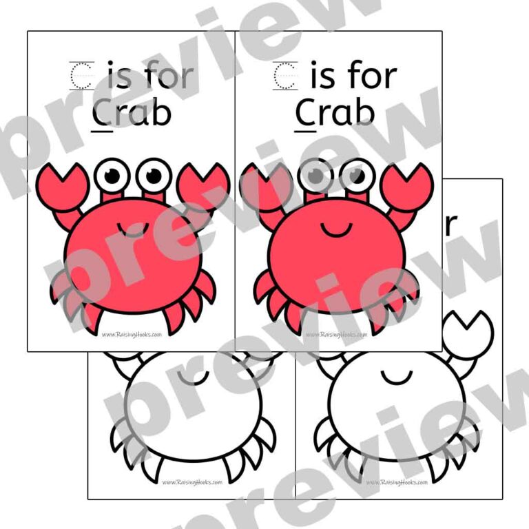 Let’s Build A Crab – C is for Crab - Raising Hooks