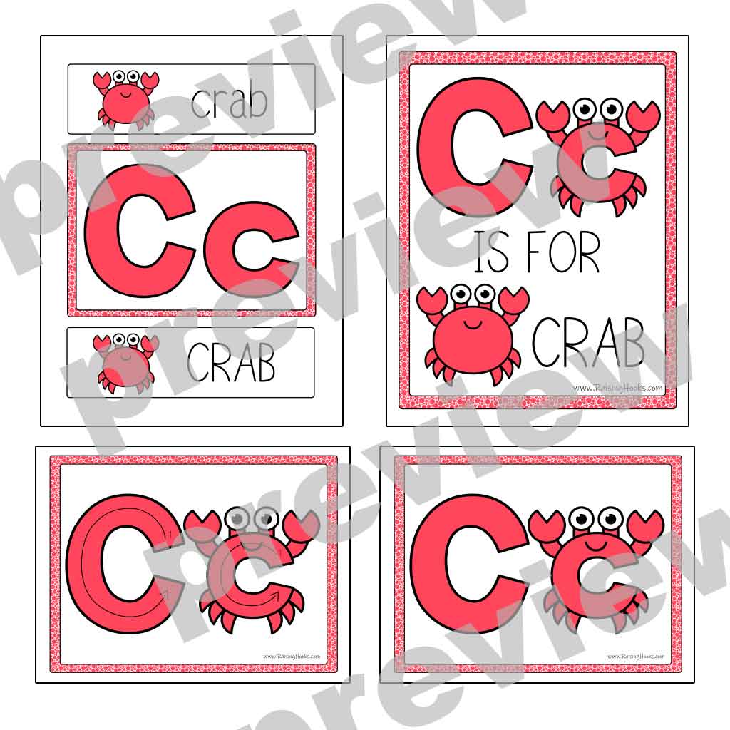 Let’s Build A Crab – C is for Crab - Raising Hooks