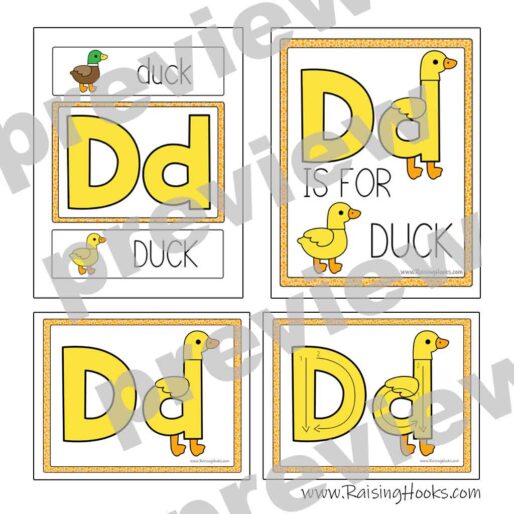 Let’s Build A Duck – D is for Duck - Raising Hooks