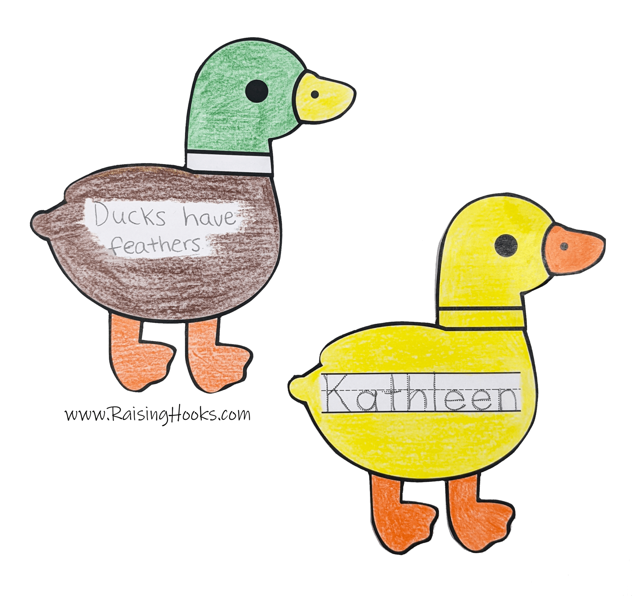 Let’s Build A Duck – D is for Duck - Raising Hooks