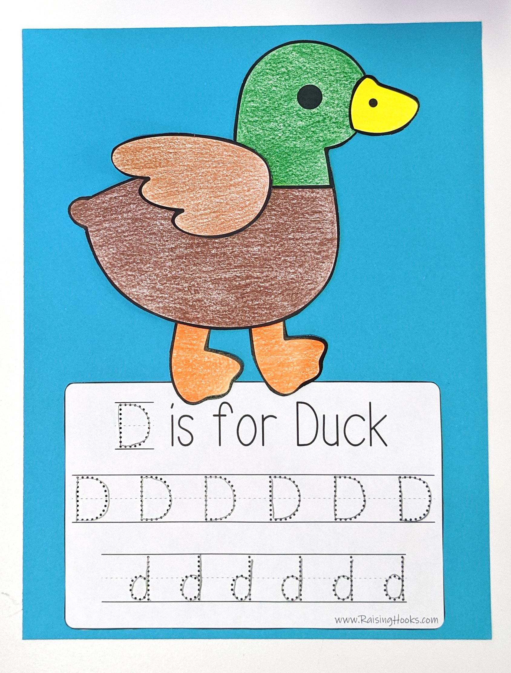 Let’s Build A Duck – D is for Duck - Raising Hooks
