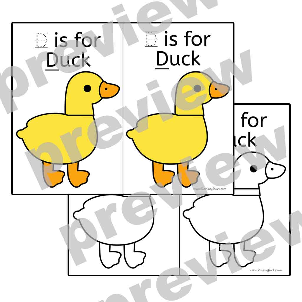 Let’s Build A Duck – D is for Duck - Raising Hooks