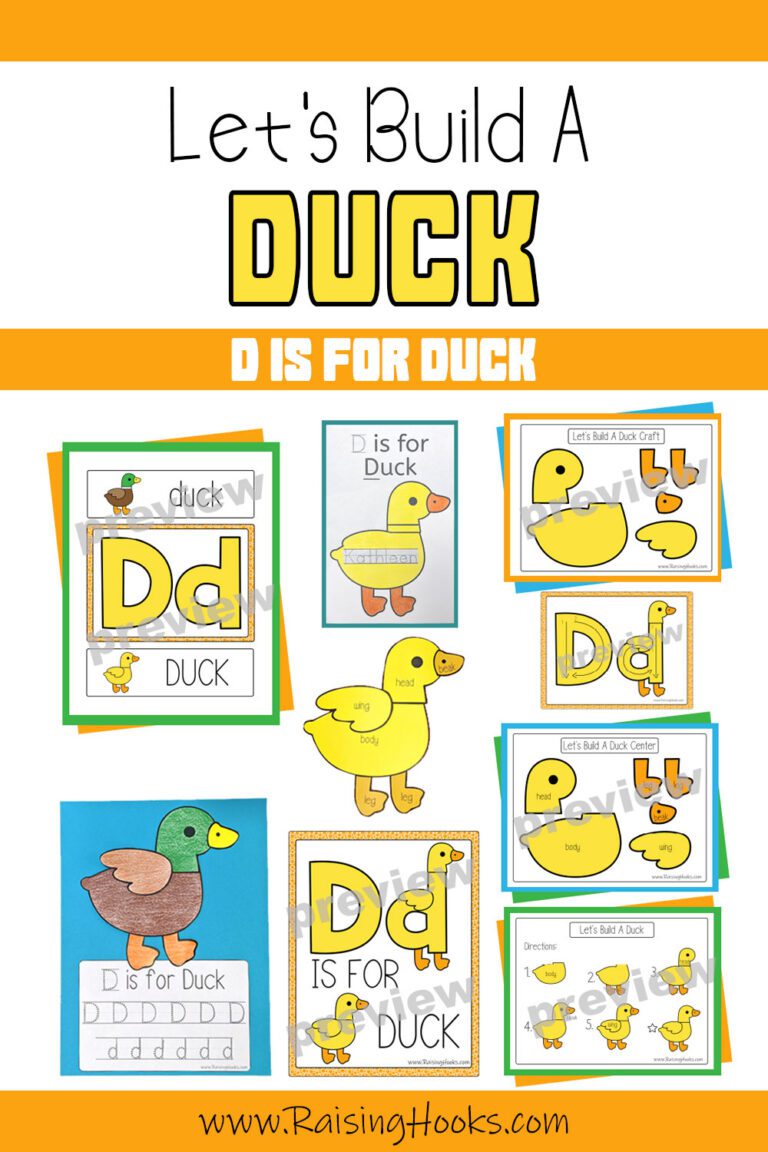 Let’s Build A Duck – D is for Duck - Raising Hooks