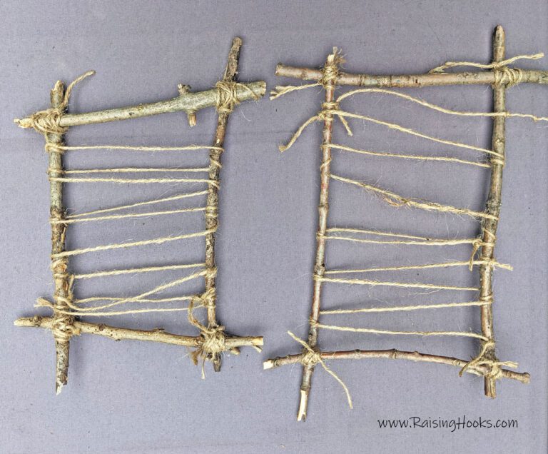 Nature Weaving Loom: Create Beautiful Art with Flowers and Twigs