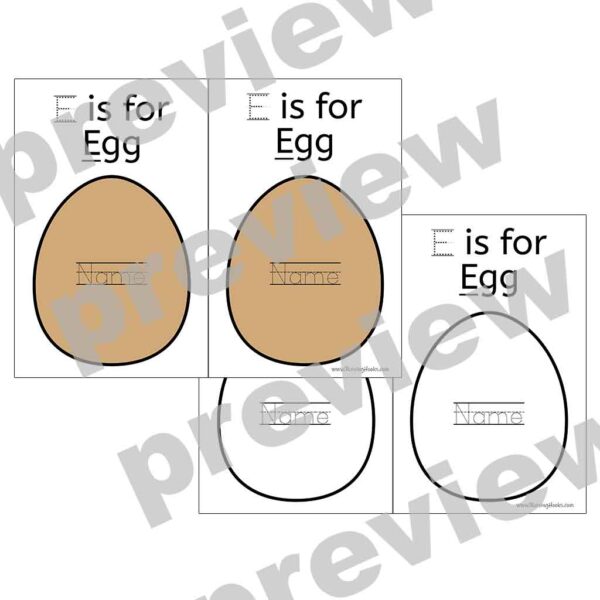Let’s Build An Egg – E is for Egg - Raising Hooks