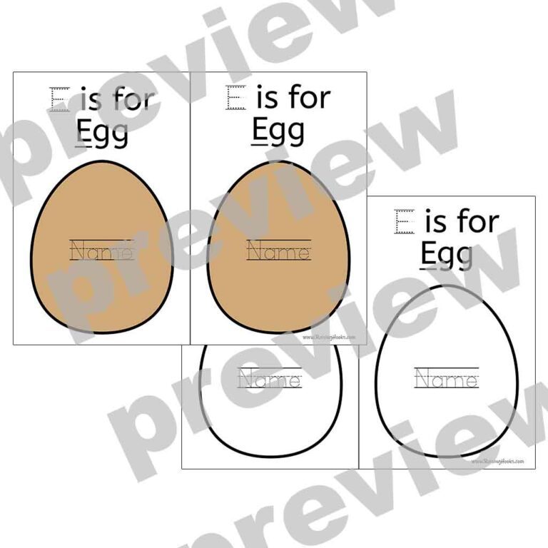 Let’s Build An Egg – E is for Egg - Raising Hooks