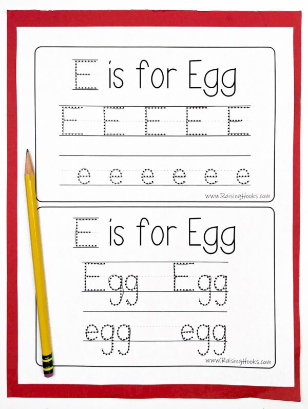 Let’s Build An Egg – E is for Egg - Raising Hooks