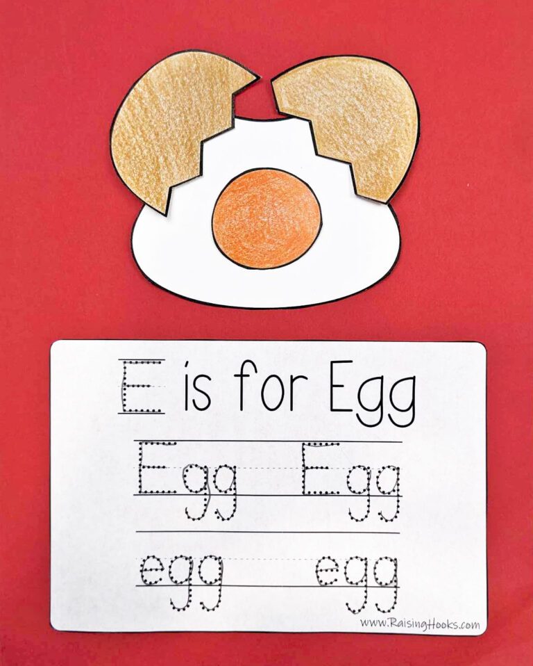 Let’s Build An Egg – E is for Egg - Raising Hooks