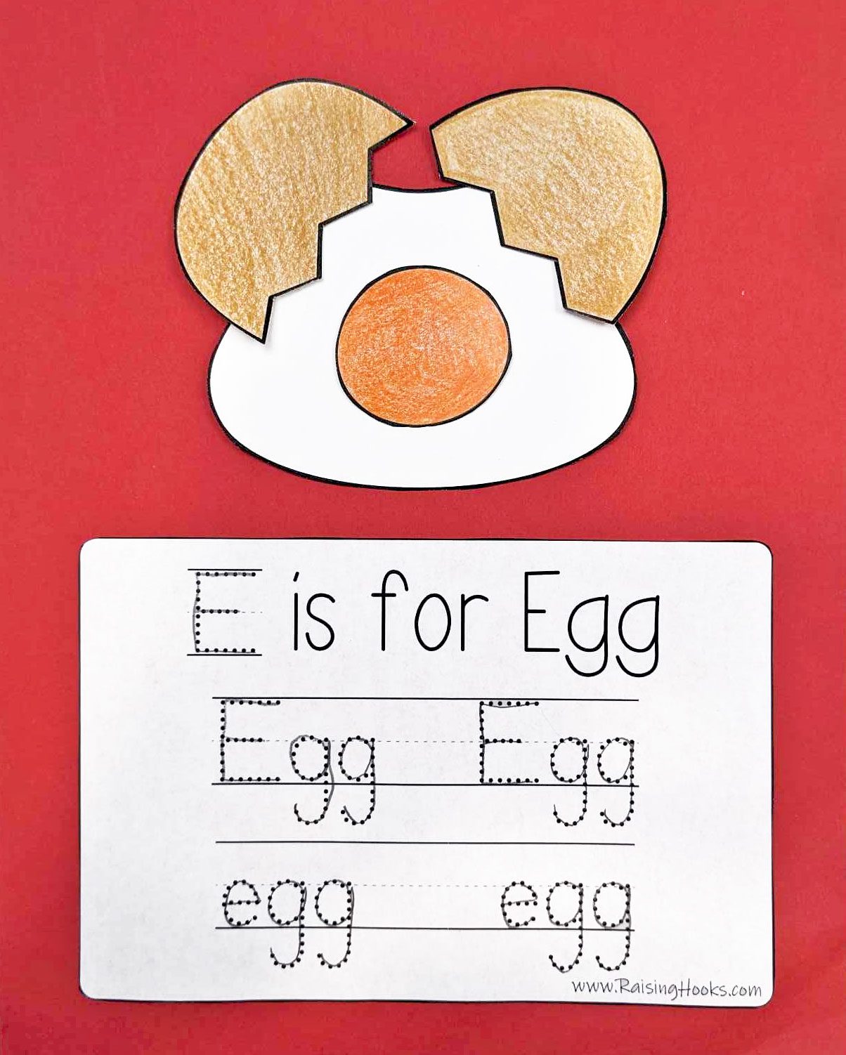 Let’s Build An Egg – E is for Egg - Raising Hooks