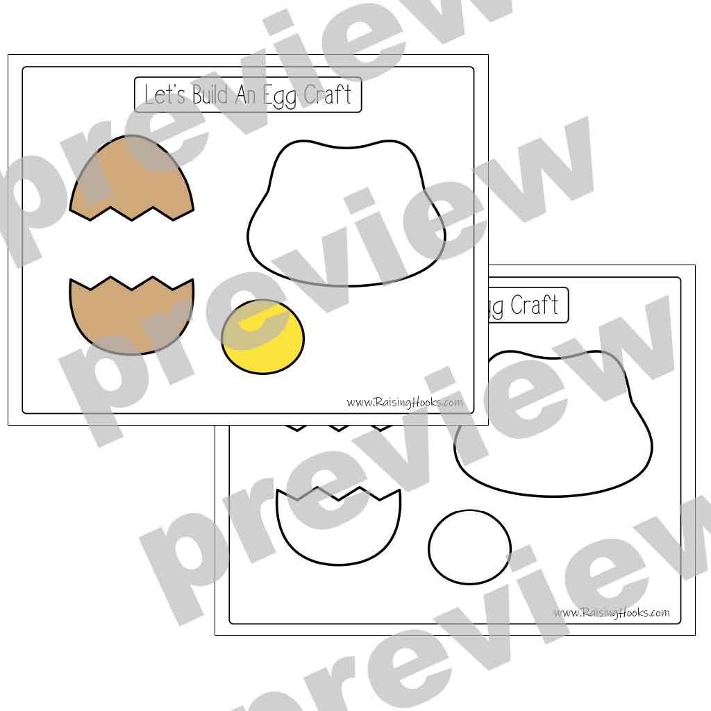 Let’s Build An Egg – E is for Egg - Raising Hooks