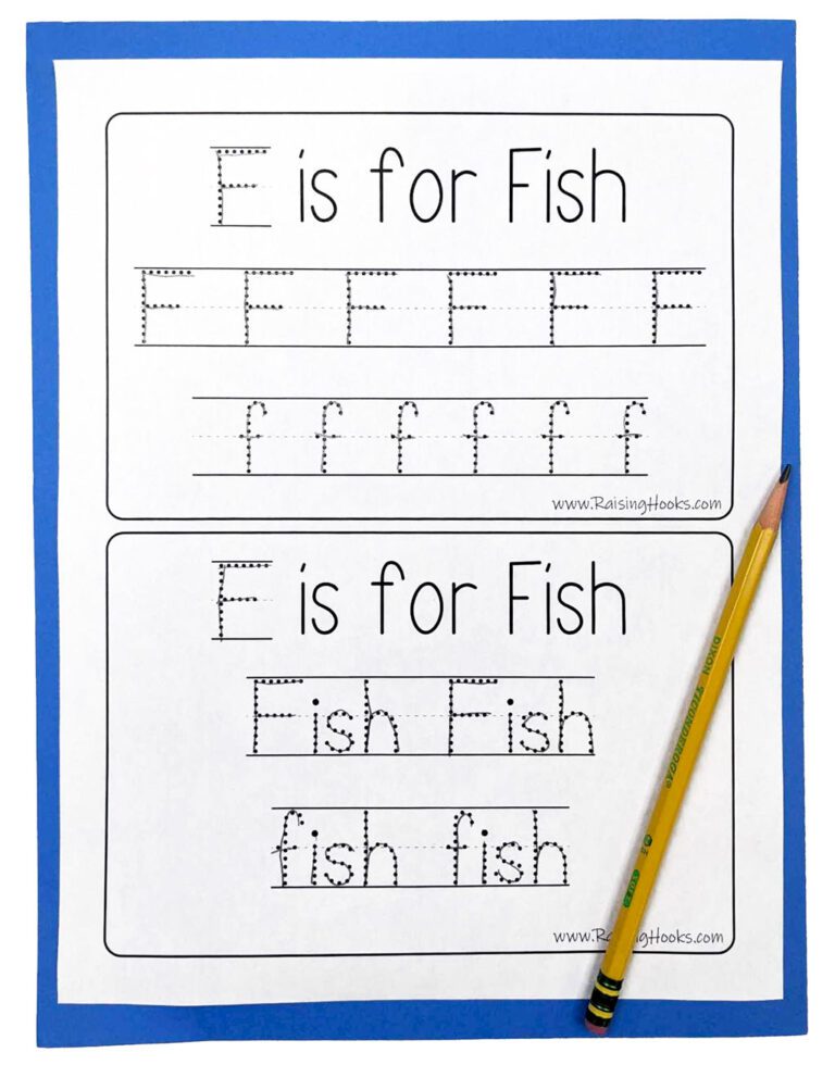 Let’s Build A Fish – F is for Fish - Raising Hooks