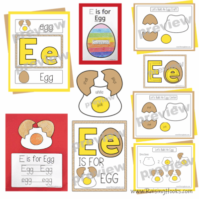 Let’s Build An Egg – E is for Egg - Raising Hooks