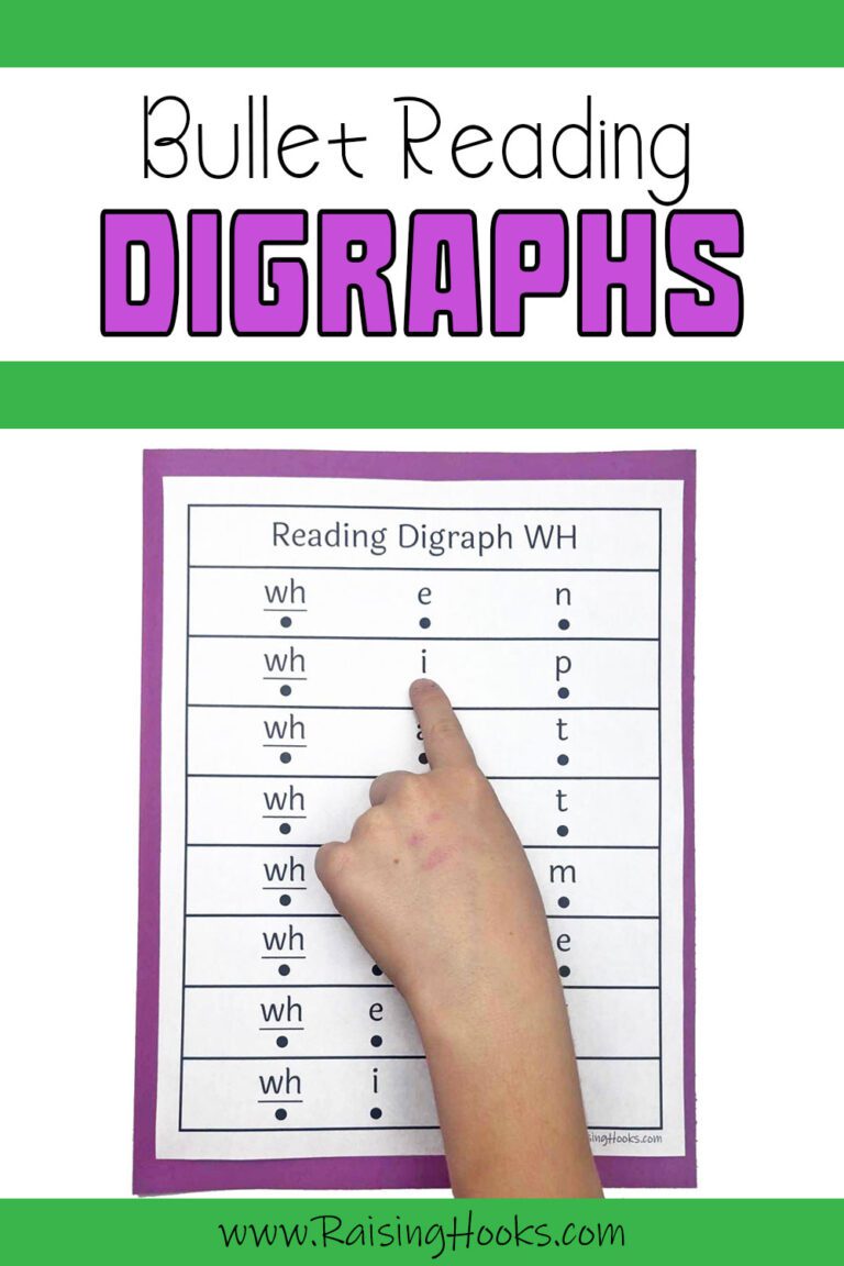 Digraph Reading Worksheets to Build Strong Phonics Skills - Raising Hooks