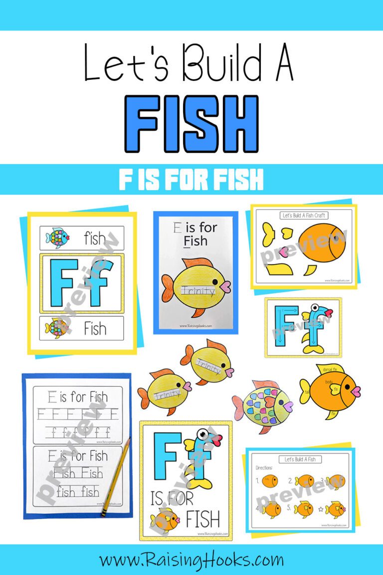 Let’s Build A Fish – F is for Fish - Raising Hooks