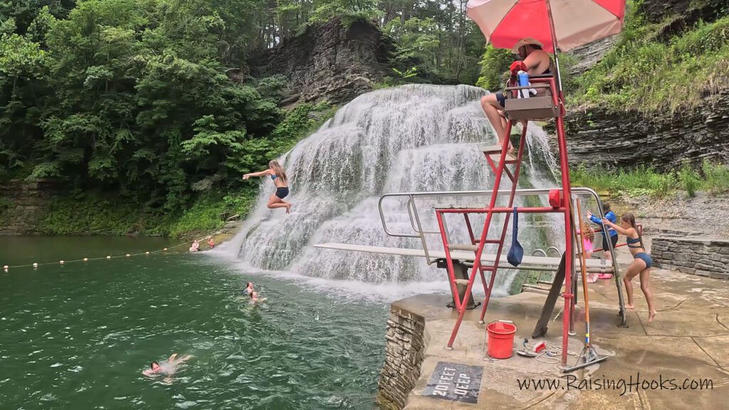 Chasing Waterfalls: Family Fun at Lower Enfield Falls - Raising Hooks