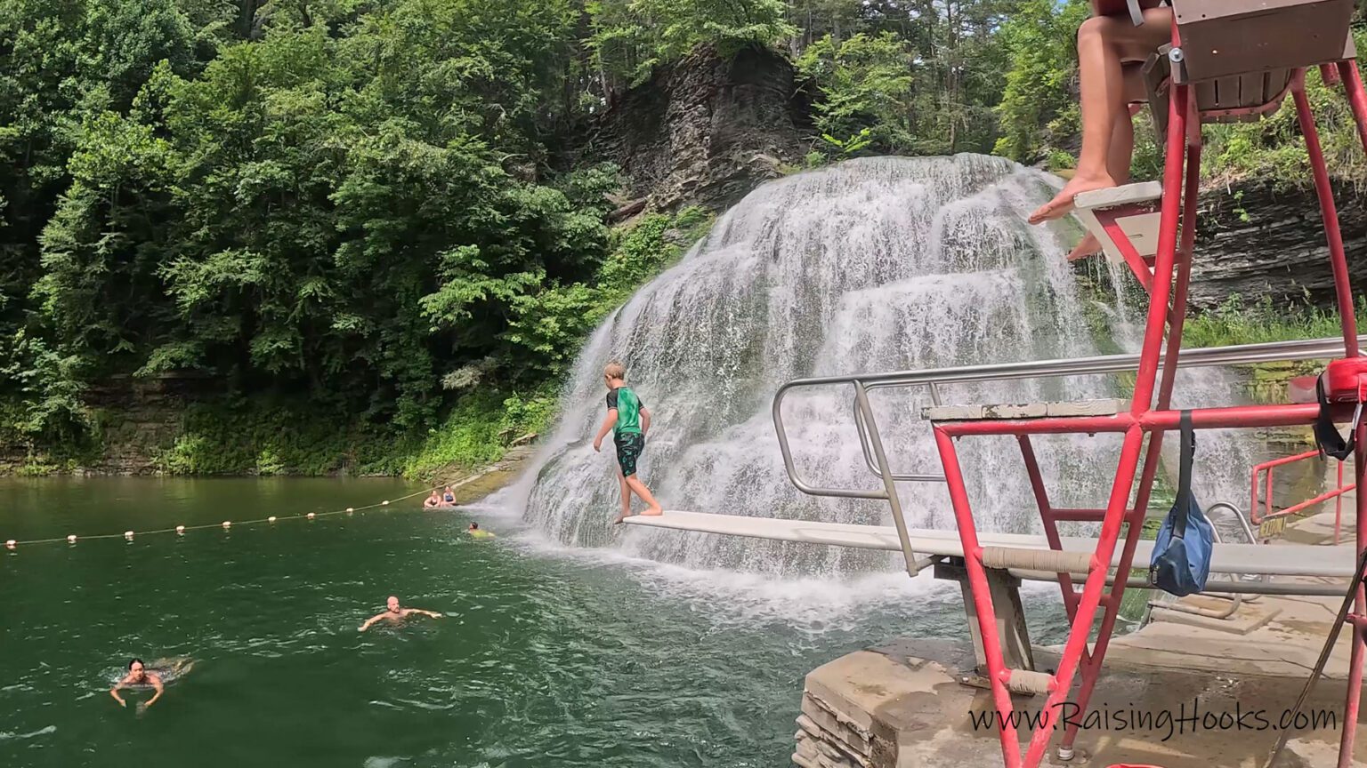 Chasing Waterfalls: Family Fun at Lower Enfield Falls - Raising Hooks