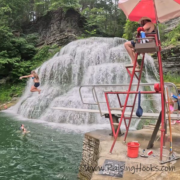 Chasing Waterfalls: Family Fun at Lower Enfield Falls - Raising Hooks