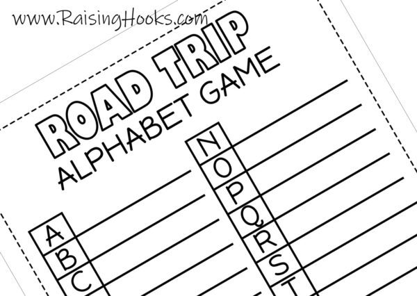 Fun Car Games for Kids – Free Road Trip Printables - Raising Hooks