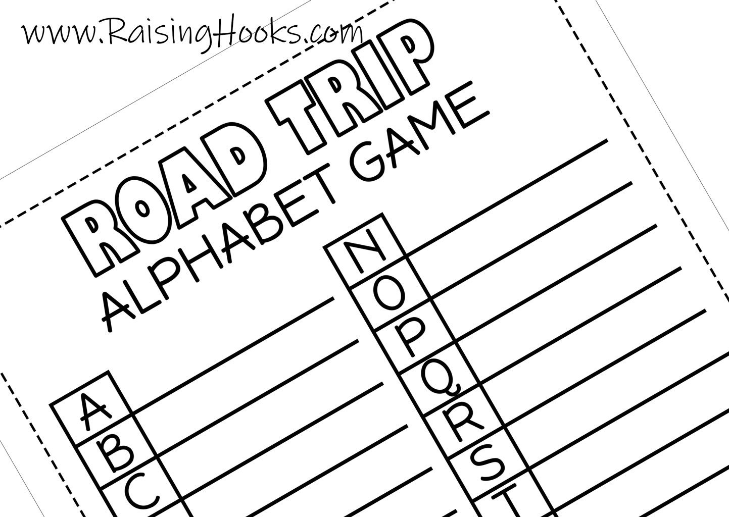 Fun Car Games for Kids – Free Road Trip Printables - Raising Hooks