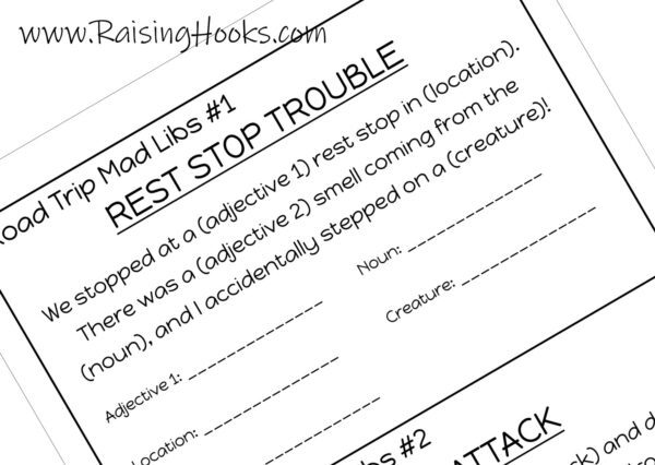Fun Car Games for Kids – Free Road Trip Printables - Raising Hooks