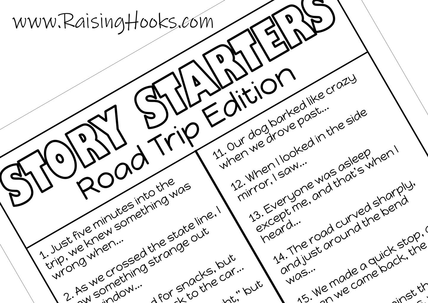 Fun Car Games for Kids – Free Road Trip Printables - Raising Hooks