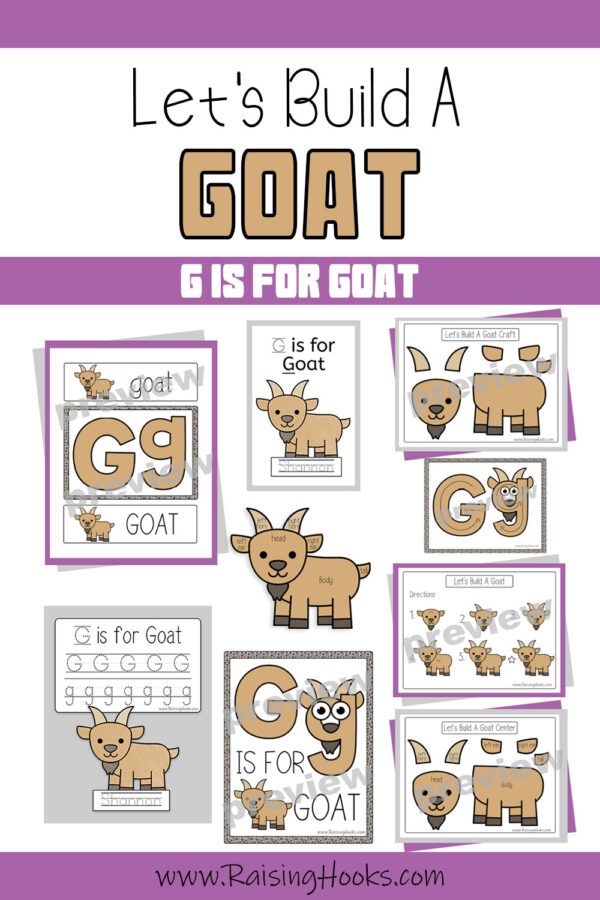 Let’s Build A Goat – G is for Goat - Raising Hooks