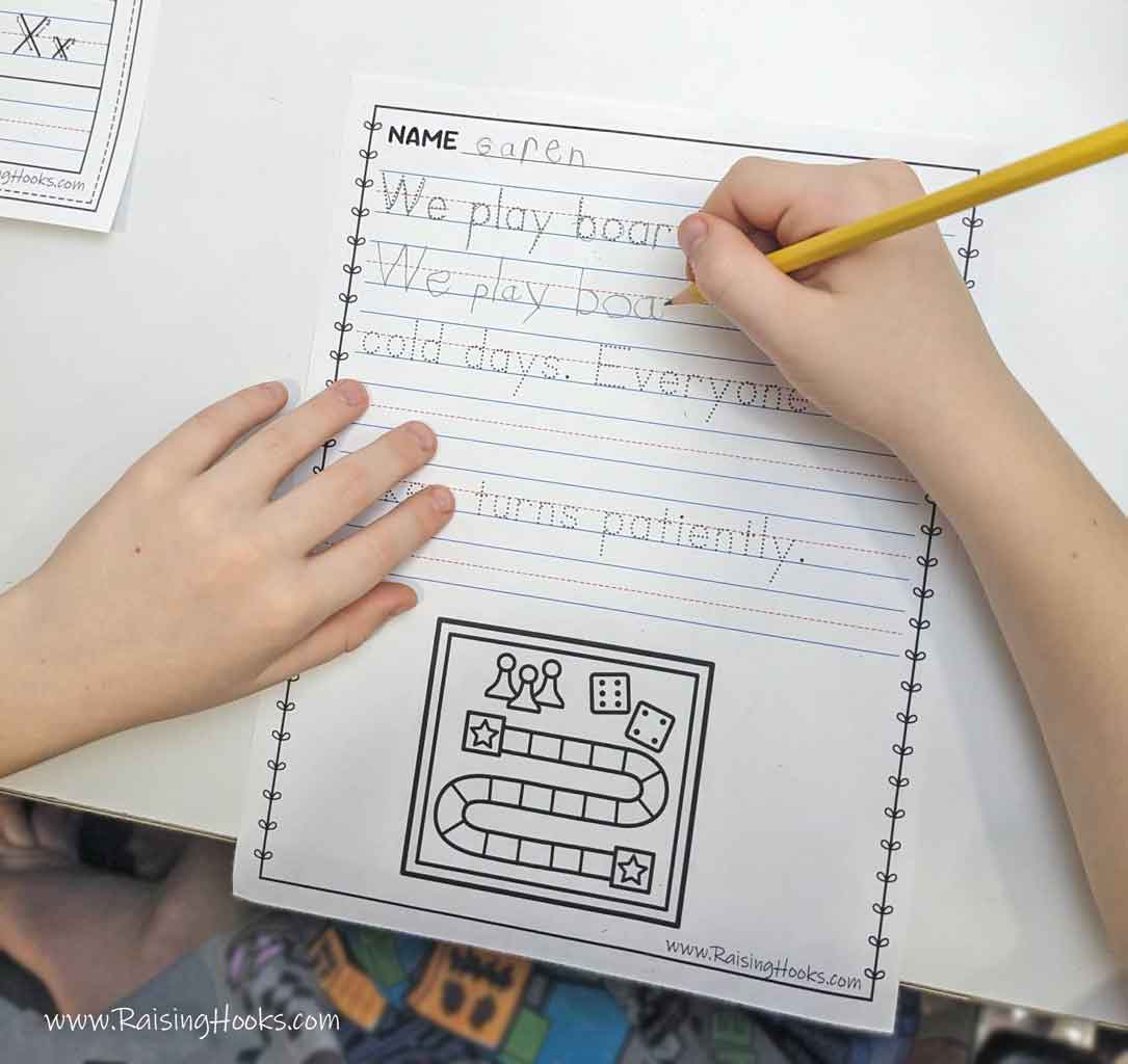February Copywork Worksheets – 20 Pages of Handwriting Practice ...