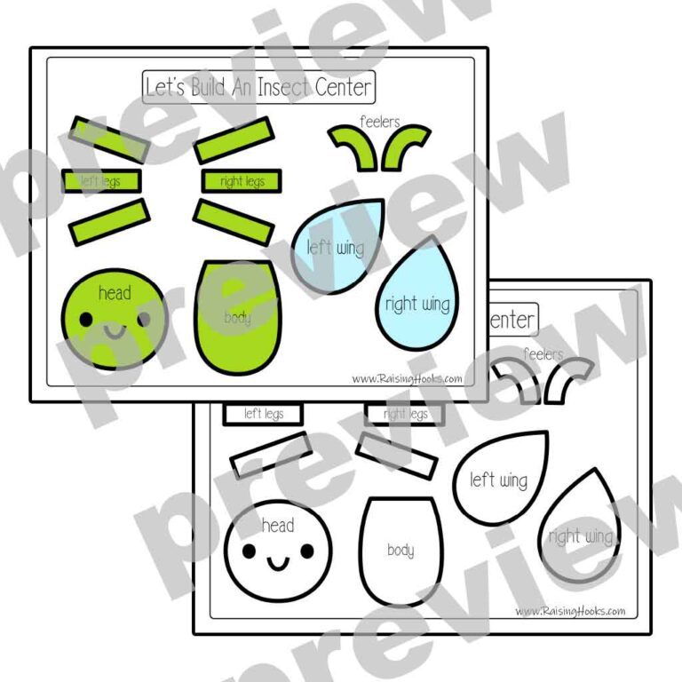 Let’s Build An Insect – I is for Insect - Raising Hooks