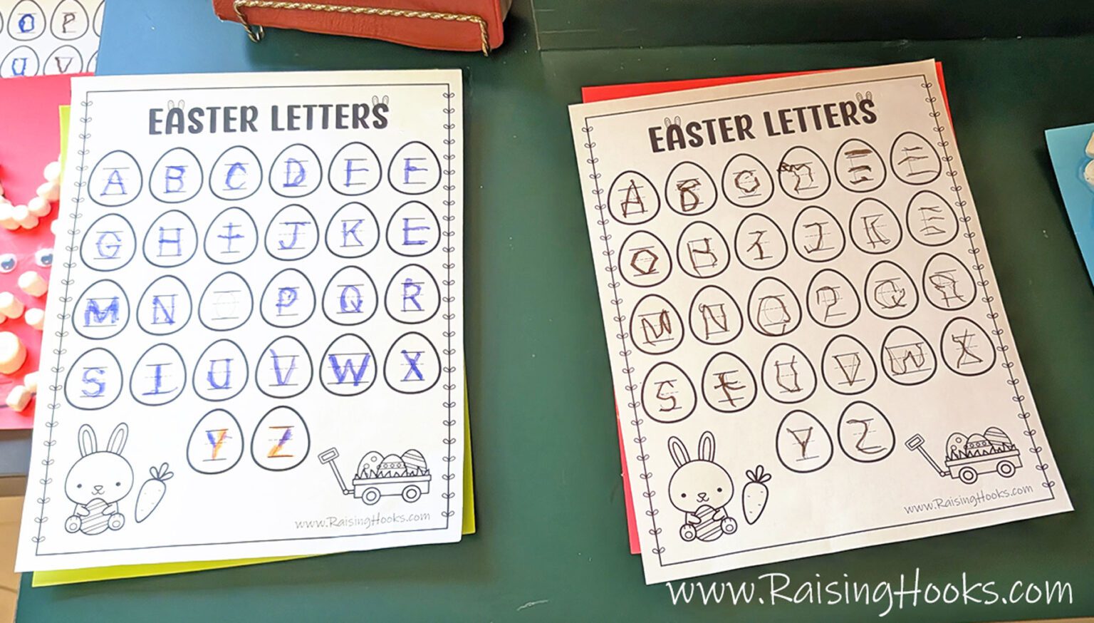 Free Easter Egg Letter Tracing Printable – Uppercase and Lowercase ...