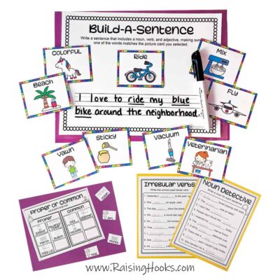 Parts of Speech Activities – Nouns, Verbs, Adjectives, Adverbs, Tenses ...