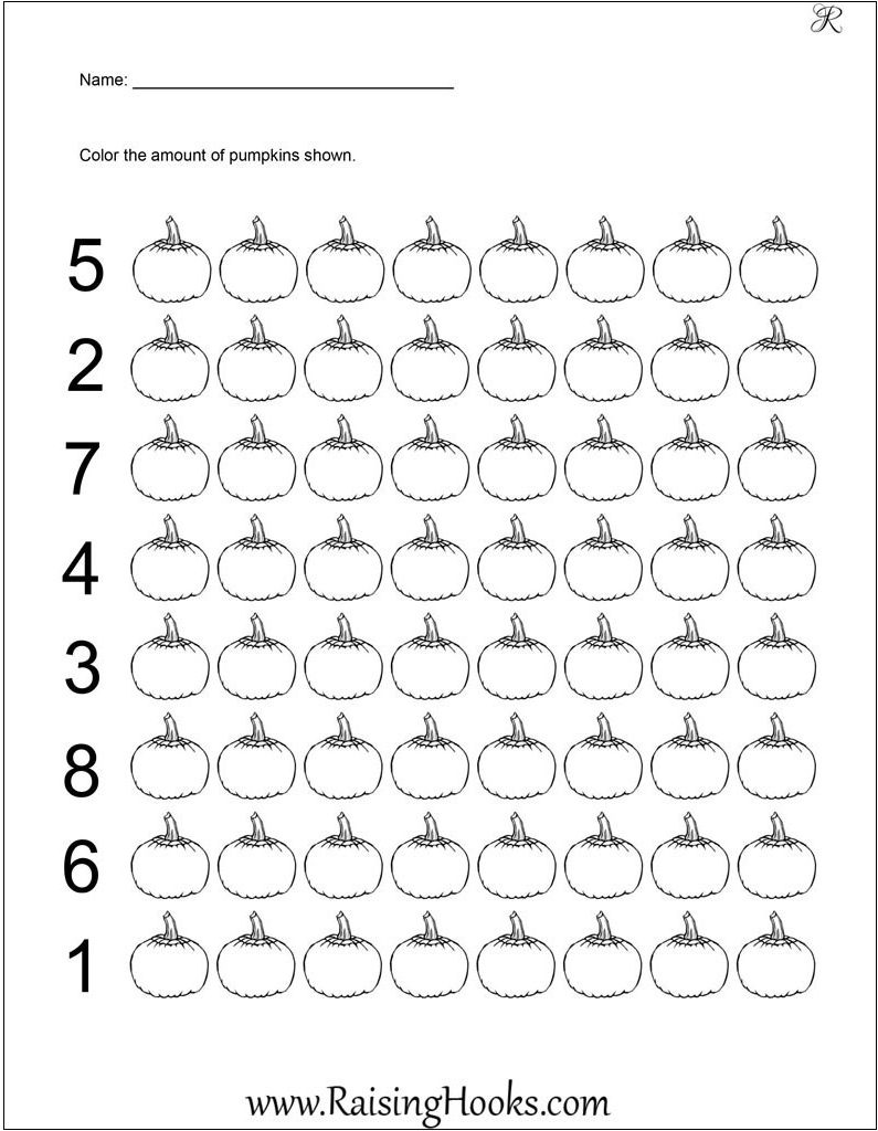 Color Pumpkins by Number – Raising Hooks